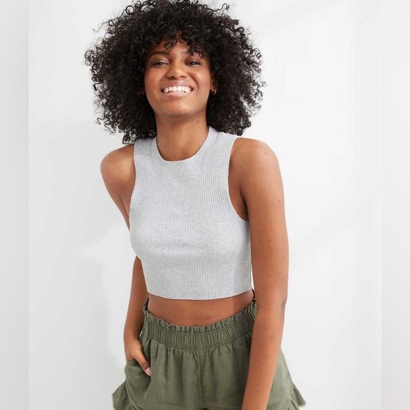 aerie | Tops | Nwt Aerie Rebel Ribbed Crop Tank Top | Poshmark